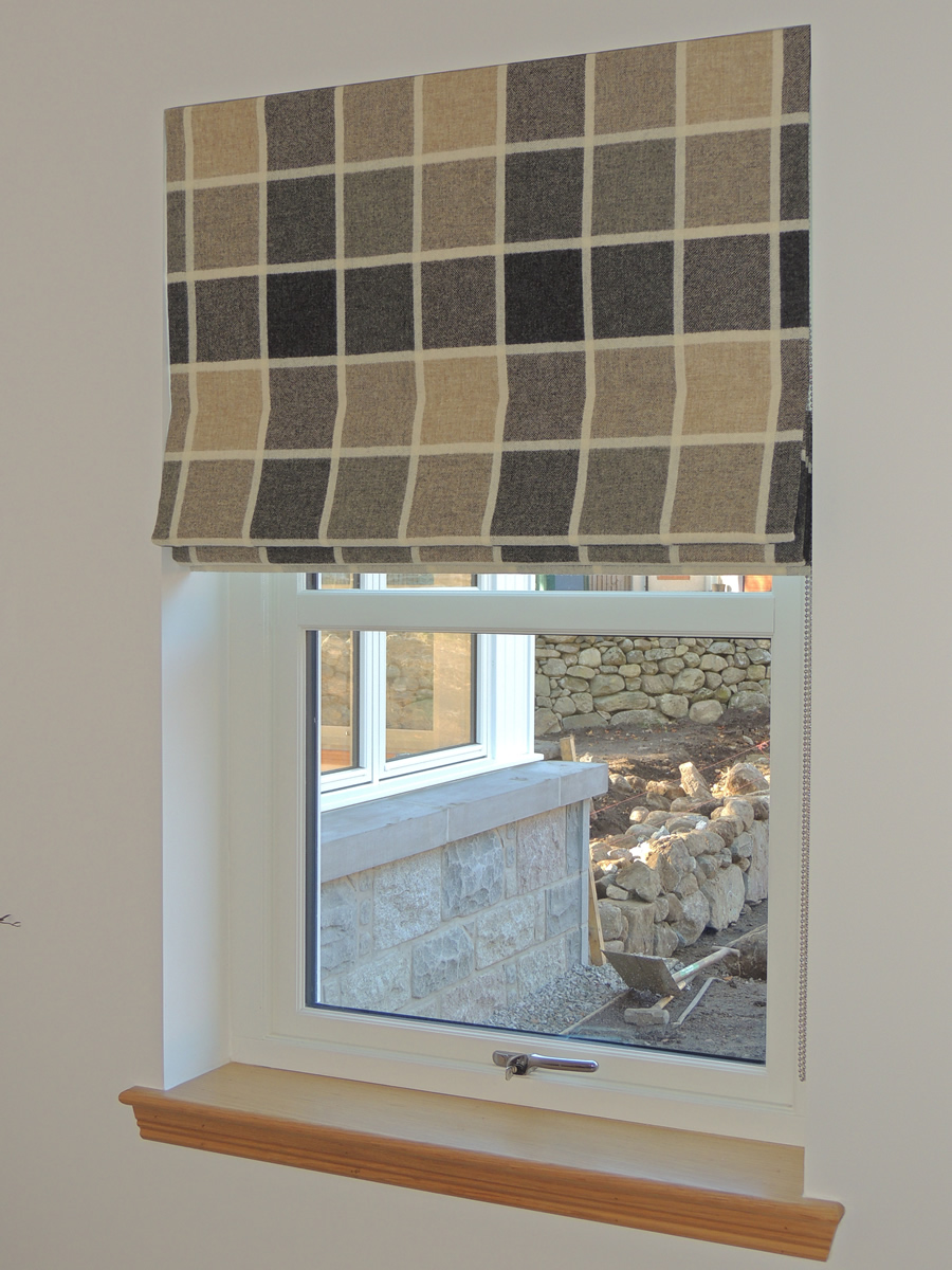 Made to Measure Roman Blinds in various fabrics and designs