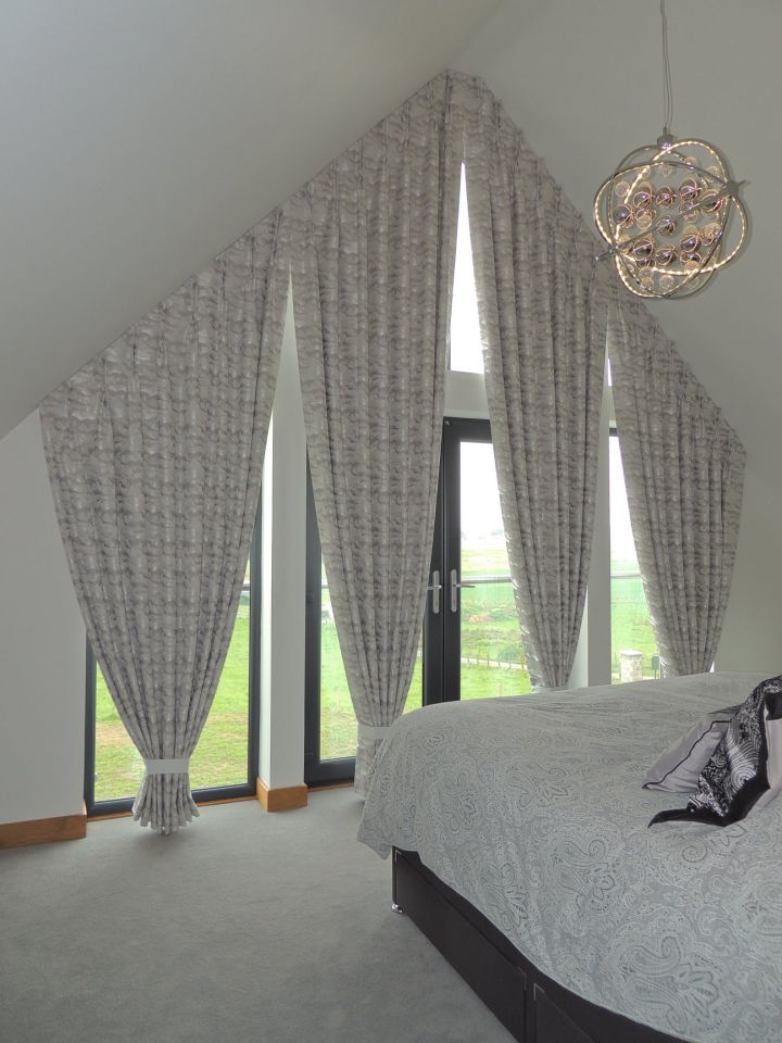 Designing and fitting bespoke Apex window curtains