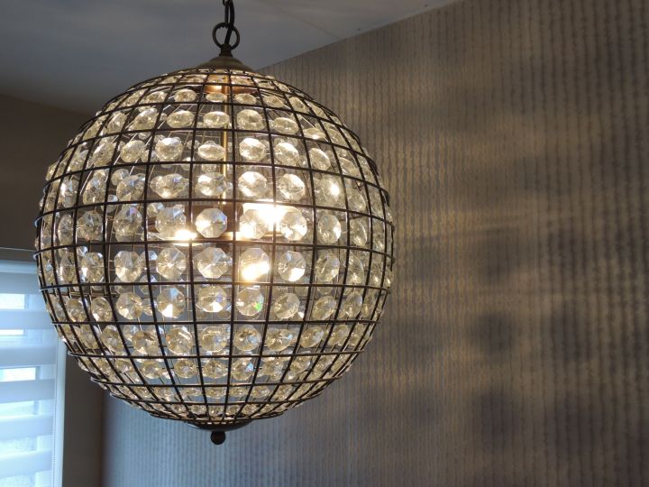 Lighting and Wallpaper - Oh Sew Perfect